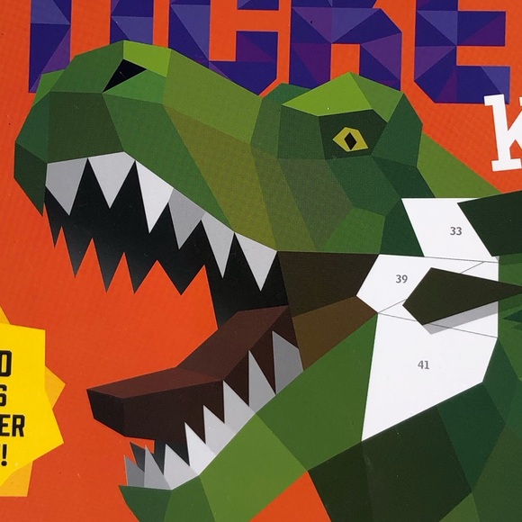 Workman Publishing | Toys | Paint By Stickers Kids Dinosaur Sticker ...